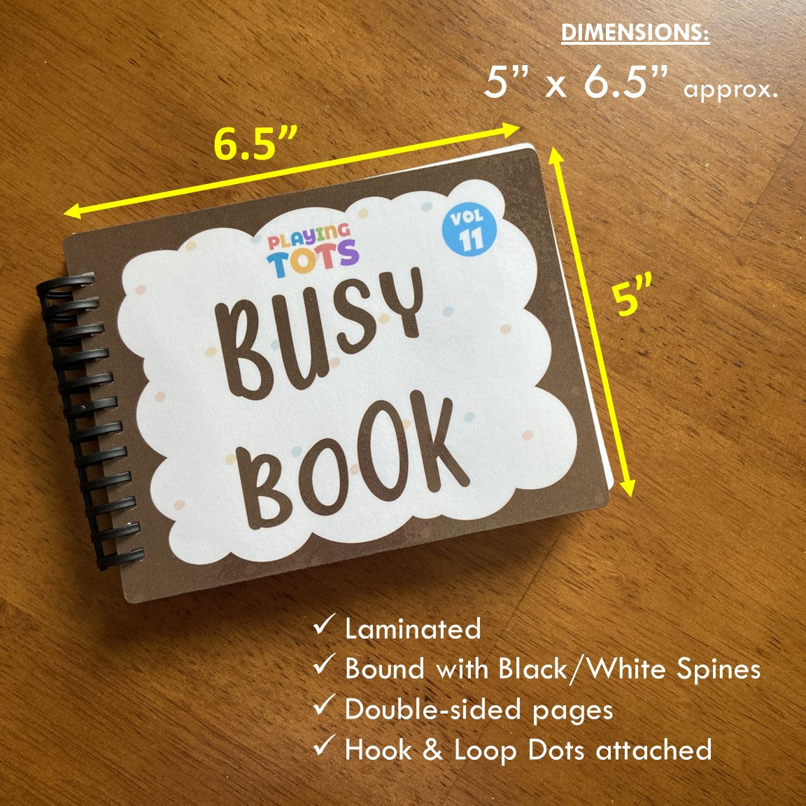Toddler Mini Busy Book VOL11, Learning Binder – Playingtots
