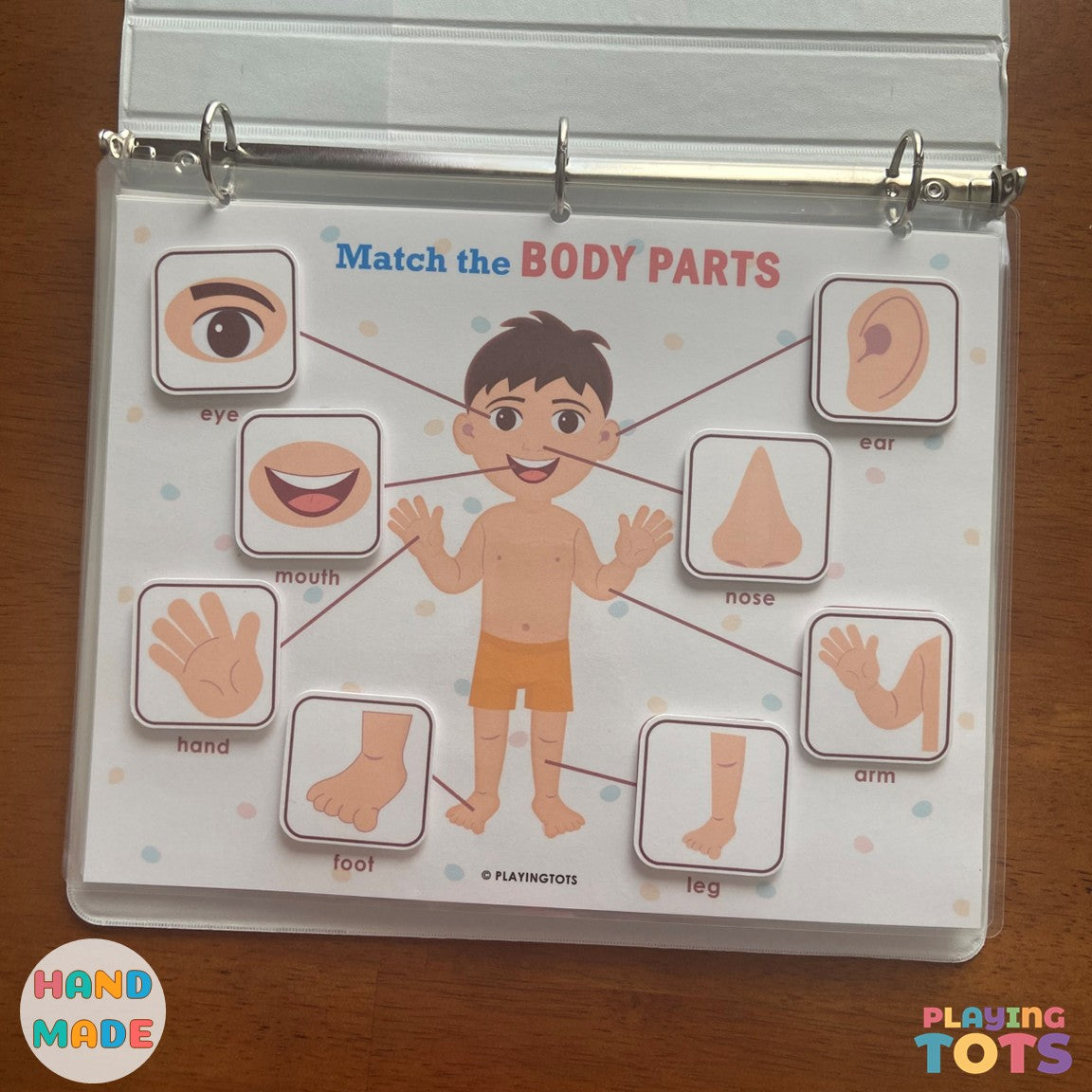 Busy Book Addon Activity Pages, Learning Binder (6 PAGES) – Playingtots