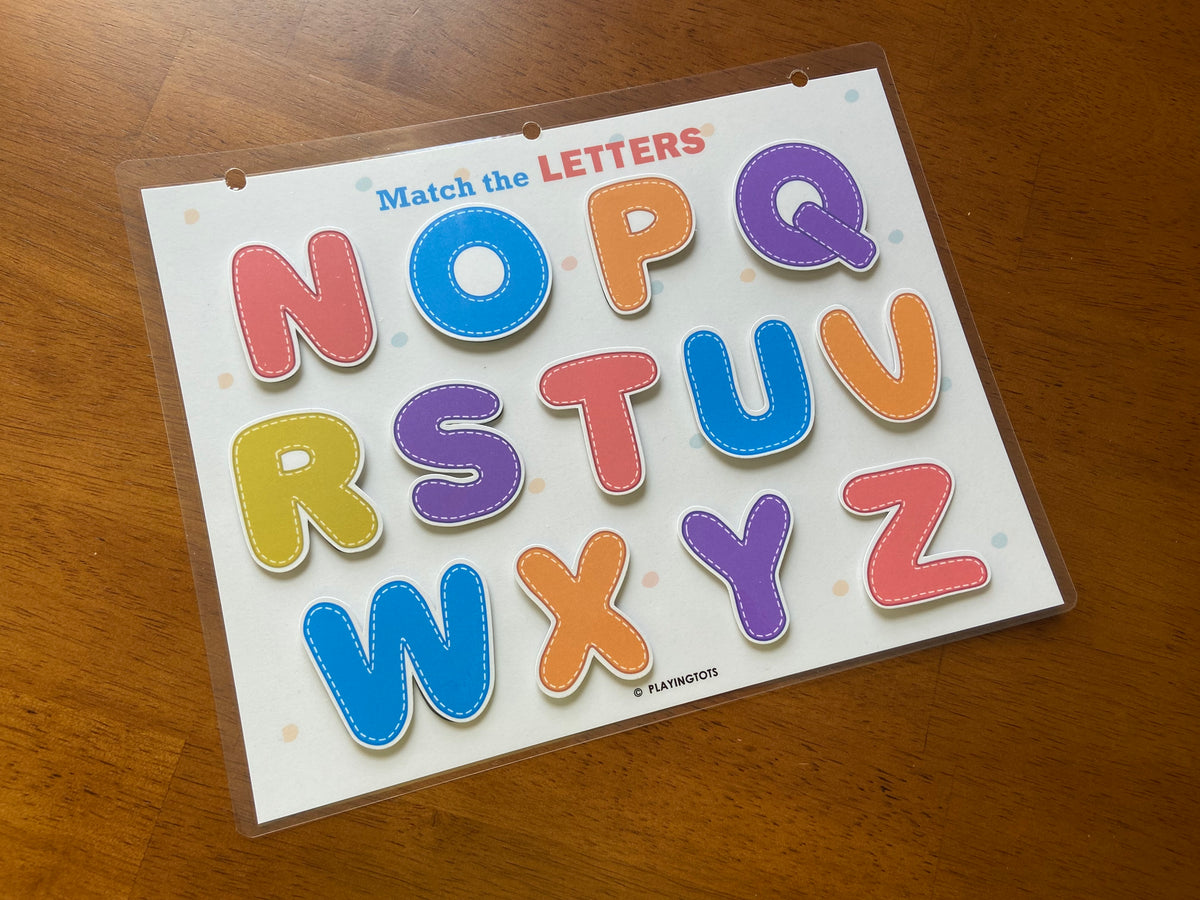Alphabet, Numbers, Matching Activities – Playingtots