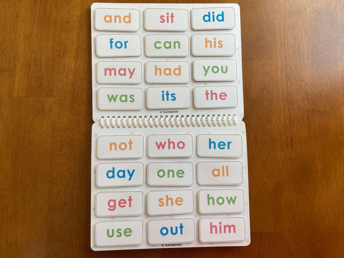 Sight Words Activity Book – Playingtots