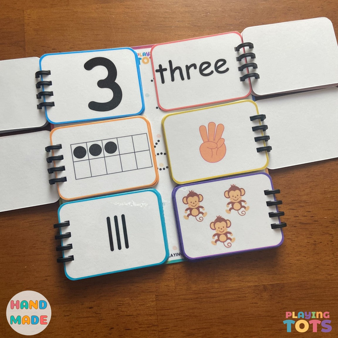 Numbers Flip Book and Ten Frames Counting Activity – Playingtots