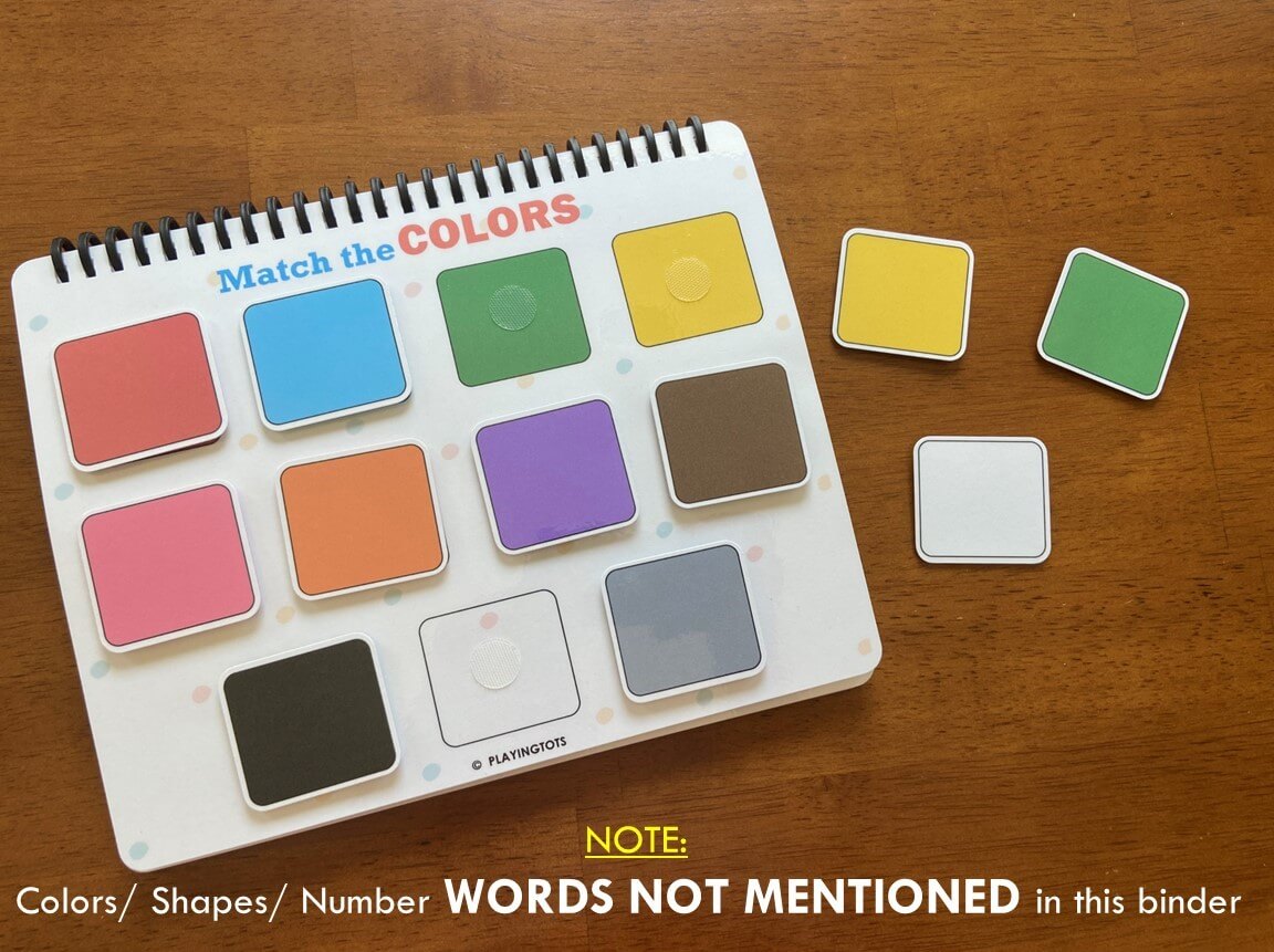 Toddler Learning Binder, Busy Book, Quiet Book, Homeschool Binder, Pre ...