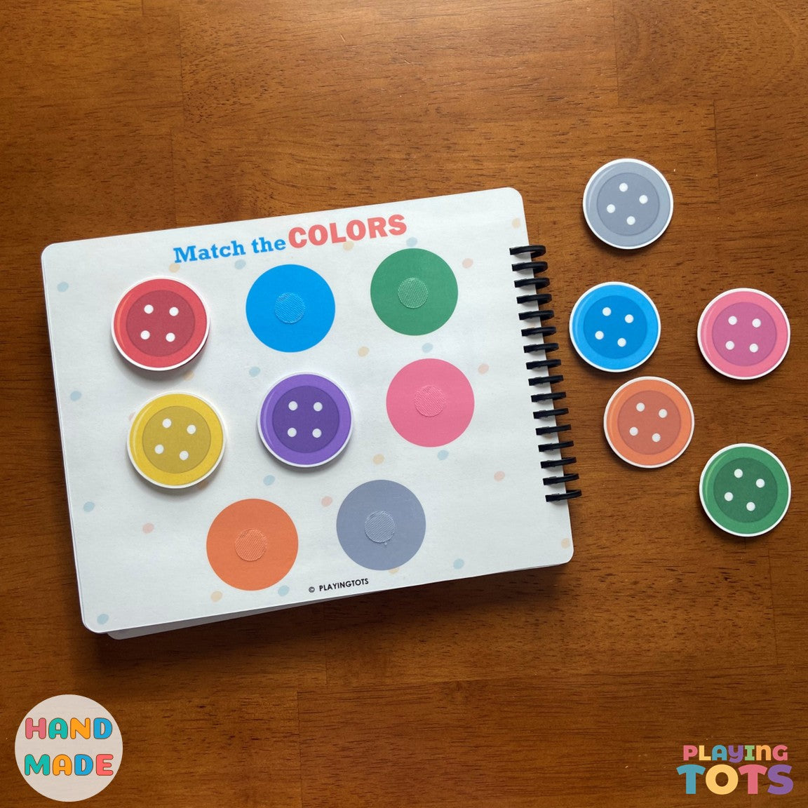 Toddler Busy Book, Learning Binder, Fun Quiet Book, Toddler Activity B ...