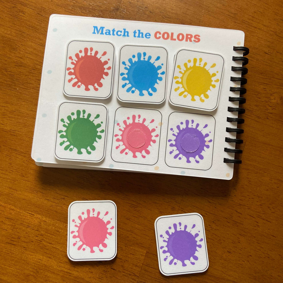 Toddler Mini Busy Book VOL2, Learning Binder, Fun Quiet Book – Playingtots