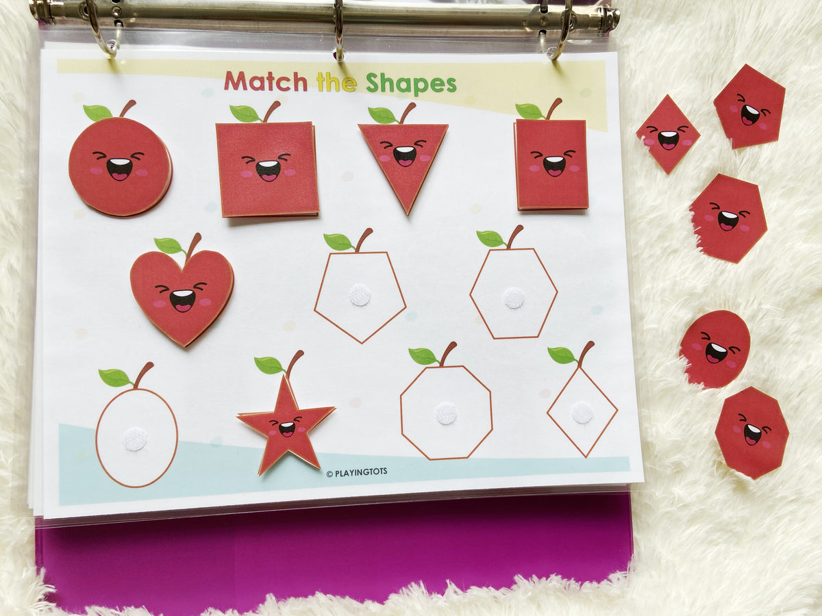 Apple Themed Fall/ Autumn Busy Book – Playingtots