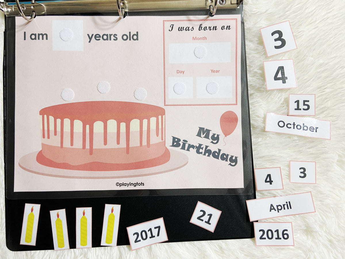 My Birthday Activity – Playingtots