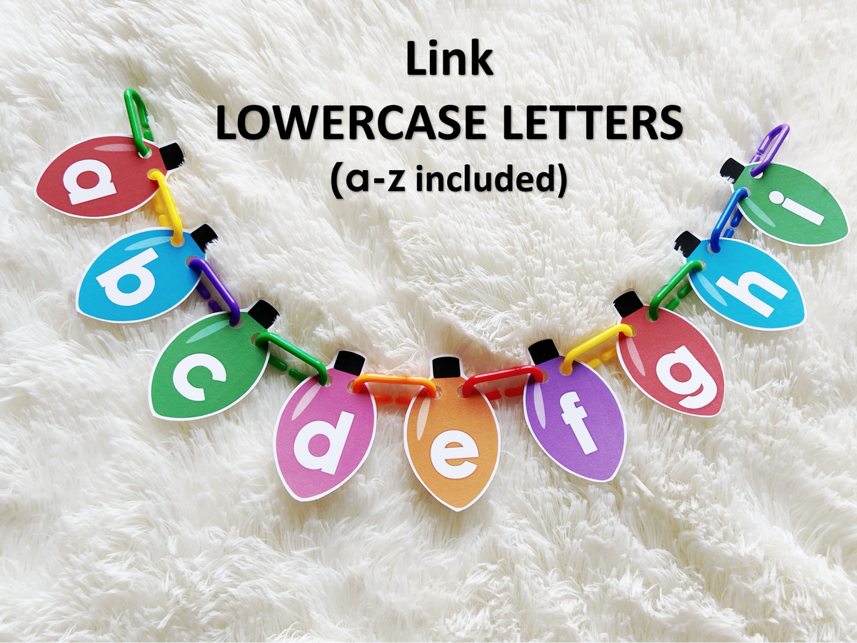 Alphabet Linking, Numbers Linking, Christmas Toddler Activities, Winte ...
