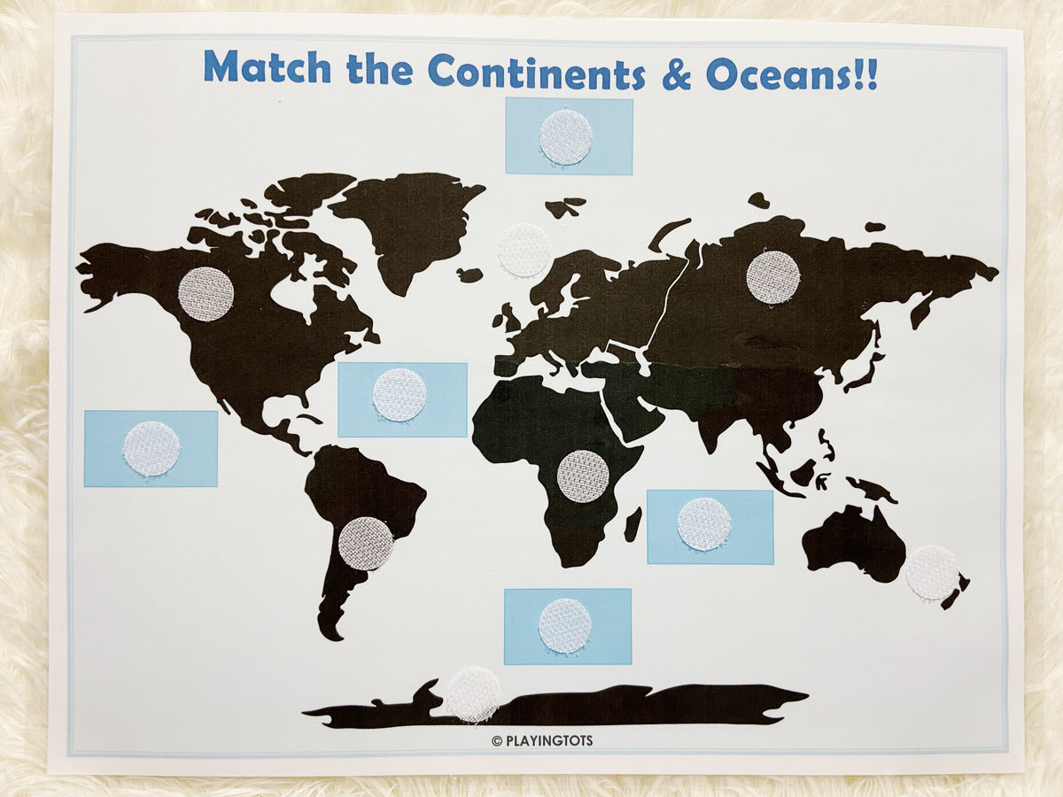 Continent And Ocean Match How Many Oceans Are There In The World?