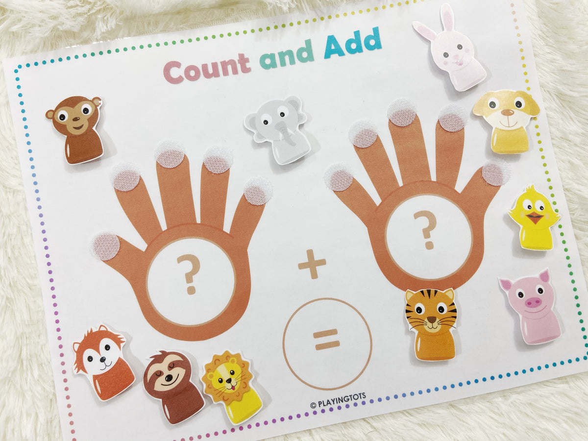 Counting and Addition Practice Activity – Playingtots