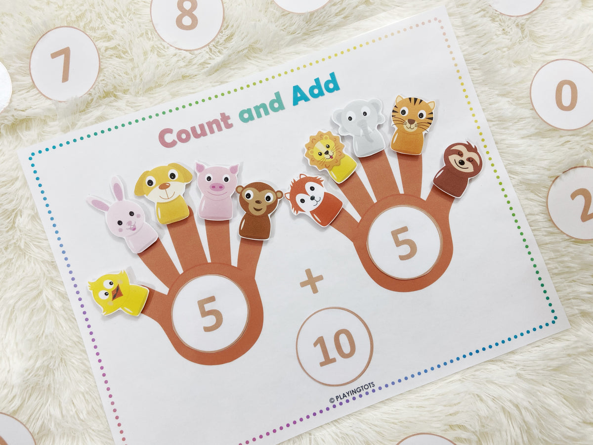 Counting and Addition Practice Activity – Playingtots