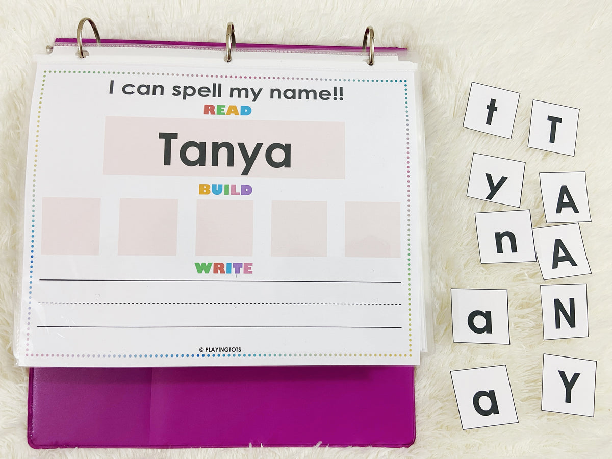 Editable 5 Letter Name Spelling Practice Activity Printable, Name Buil ...