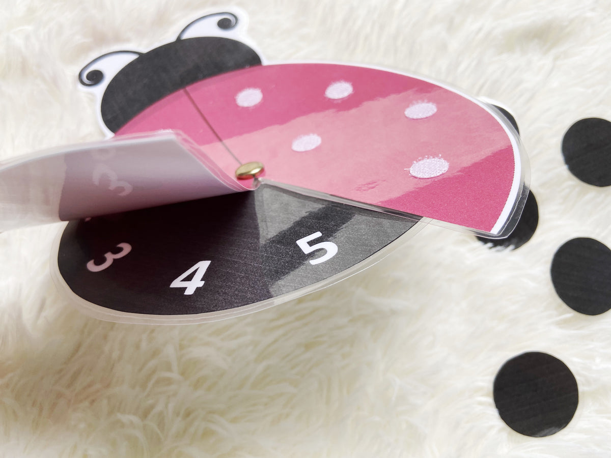 Ladybug Spots Counting Activity, Numbers 1 to 10 – Playingtots
