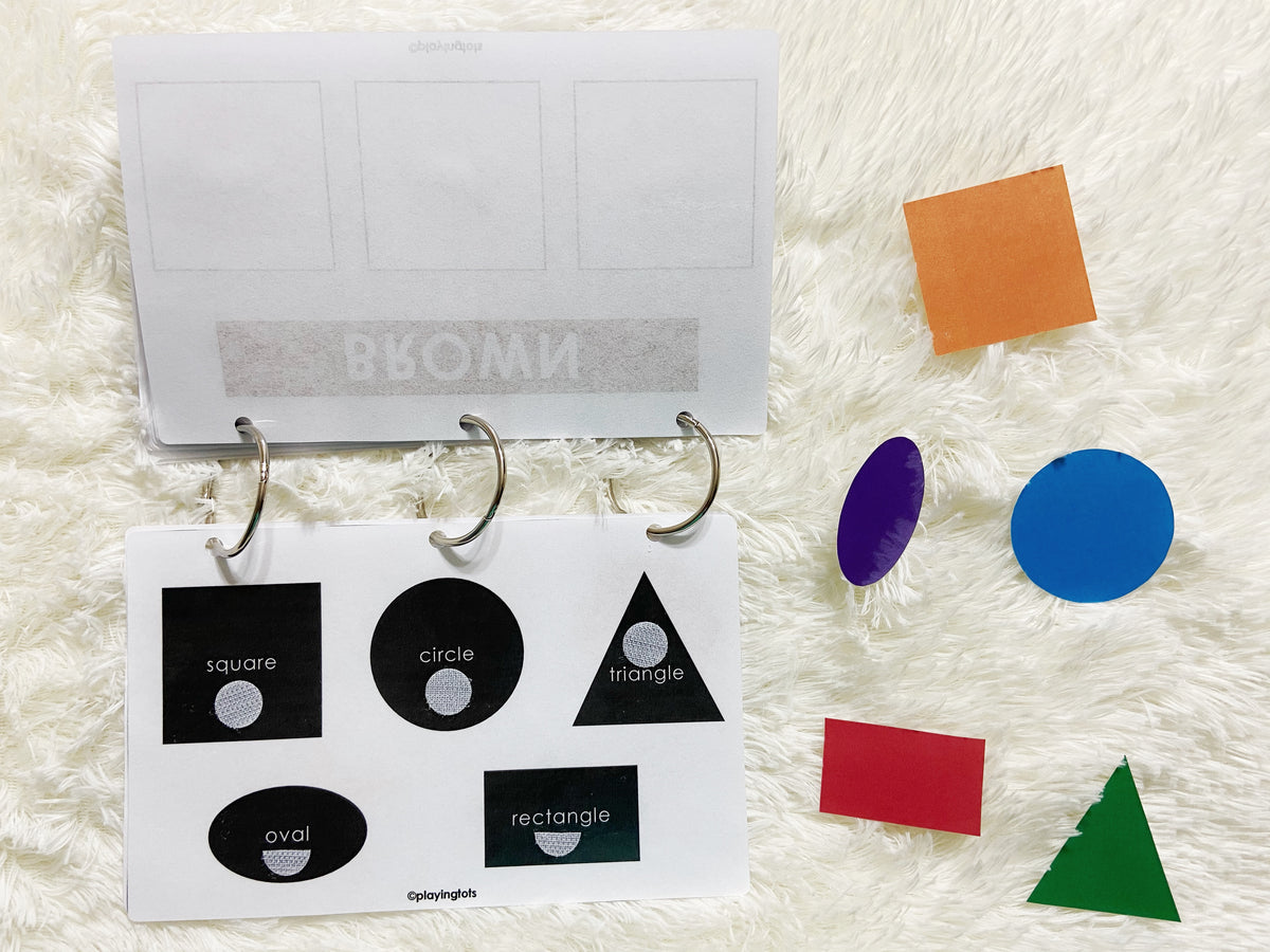 Colors and Shapes Mini Activity Book – Playingtots