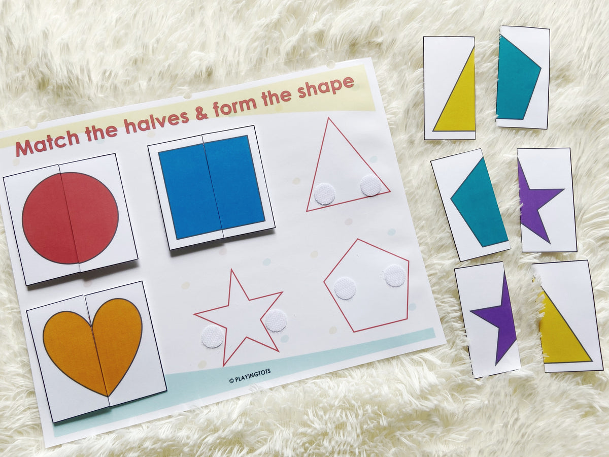 Shapes Busy Book – Playingtots