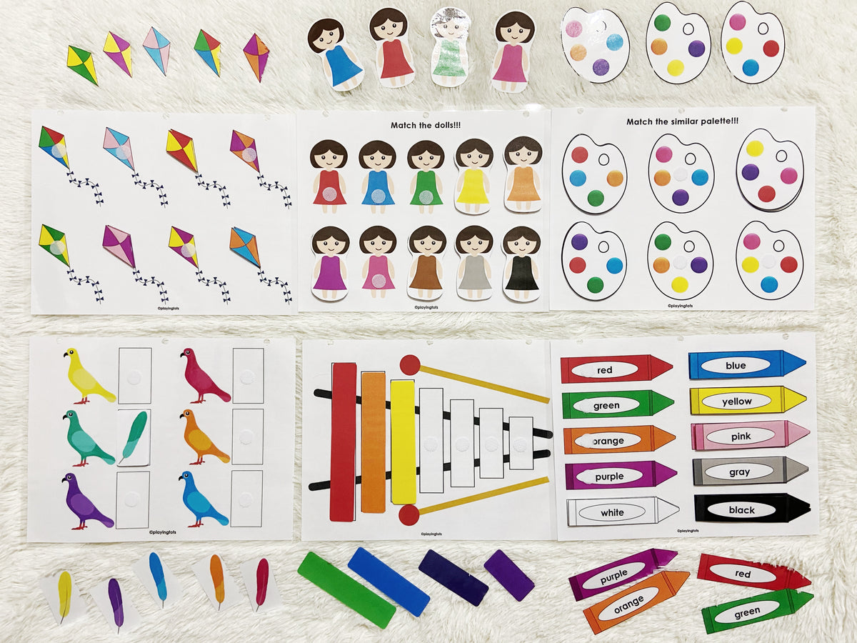 Toddler Busy Book, Learning Binder, Quiet Book – Playingtots