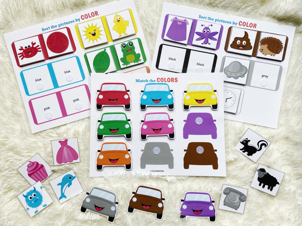 Toddler's First Busy Book Printable , Learning Binder Pdf, Quiet Book ...