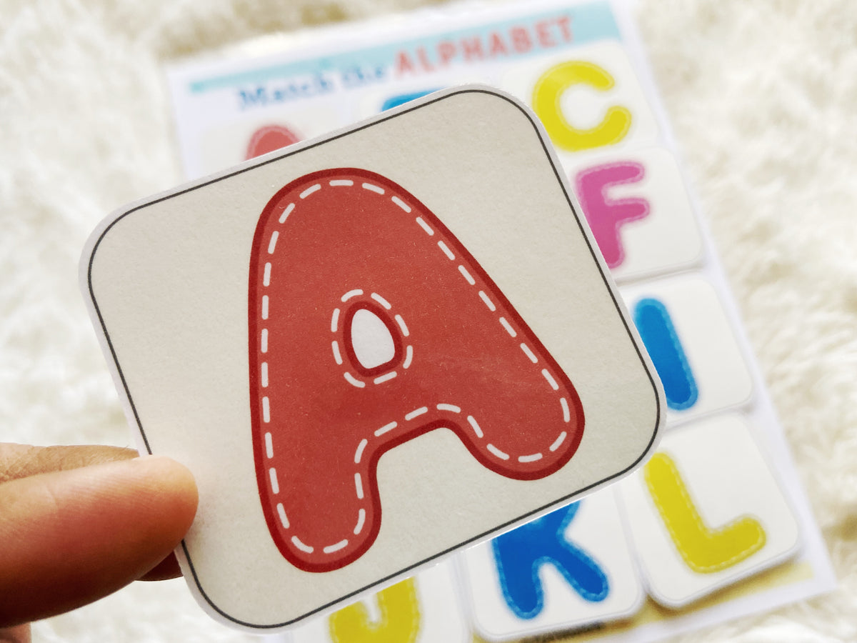 Shapes, Alphabet, Numbers, Matching Activities – Playingtots