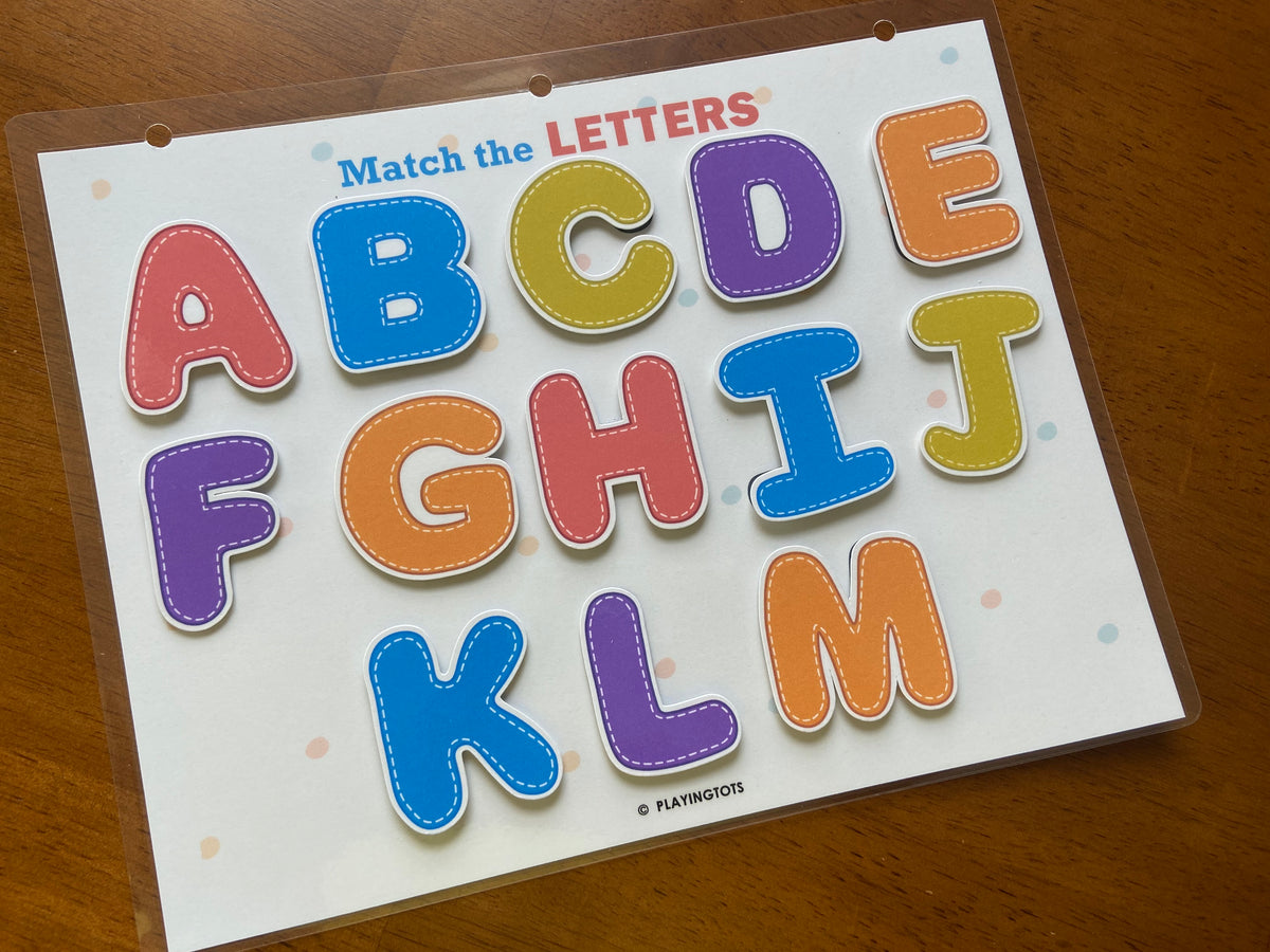 Alphabet, Numbers, Matching Activities – Playingtots