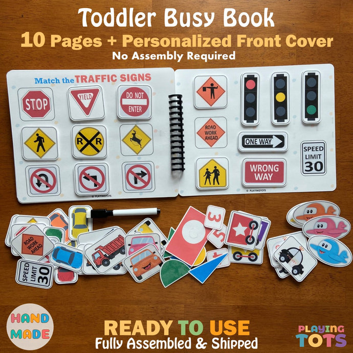PRE-ASSEMBLED LAMINATED BUSY BOOKS & ACTIVITIES FOR TODDLERS ...