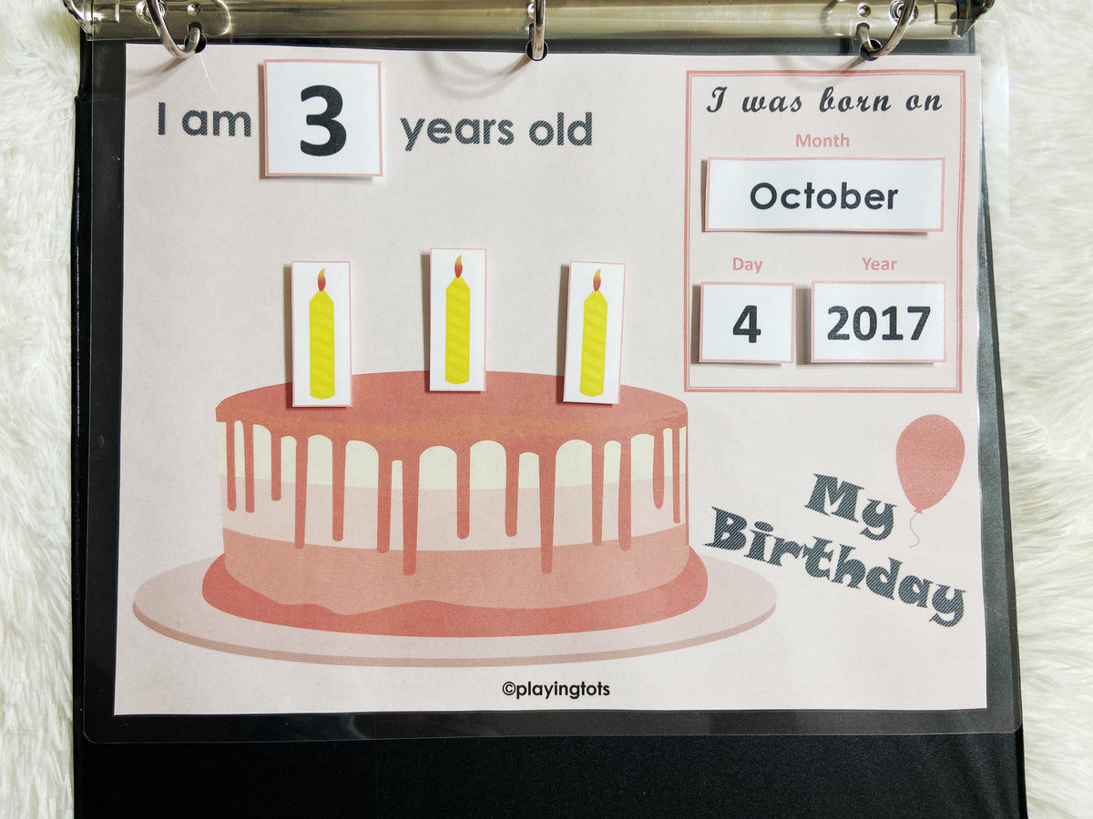 My Birthday Activity – Playingtots