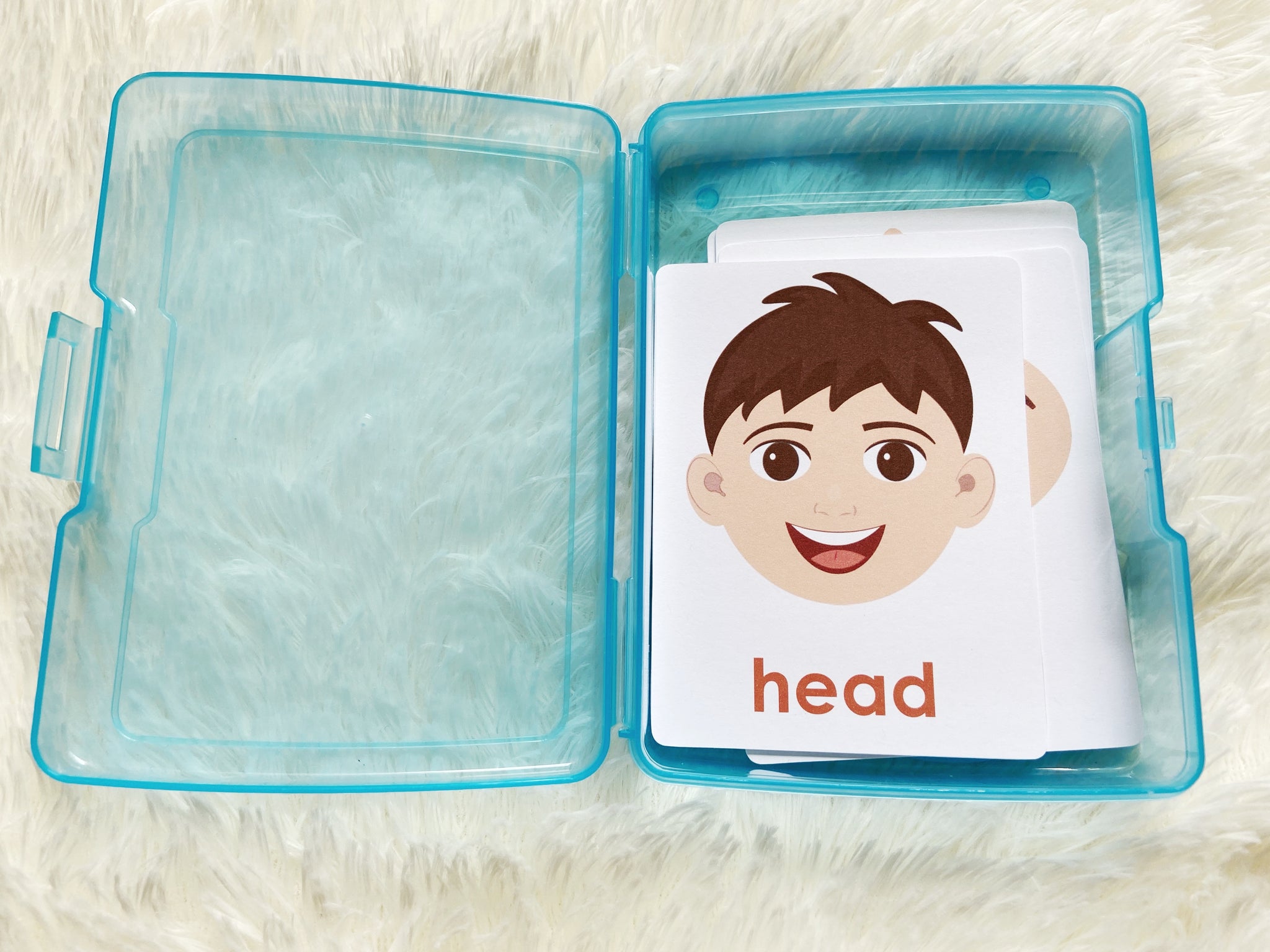 Body Parts Flash Cards For Toddlers