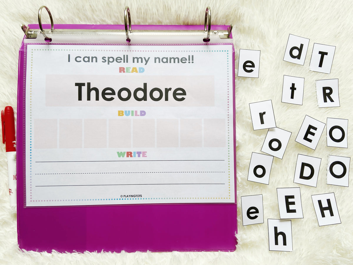 Editable 8 Letter Name Spelling Practice Activity, Name Building and W ...