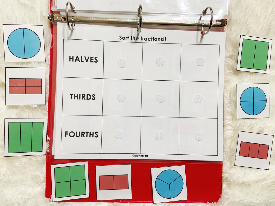Fractions and Number Bonds, Math Activities – Playingtots