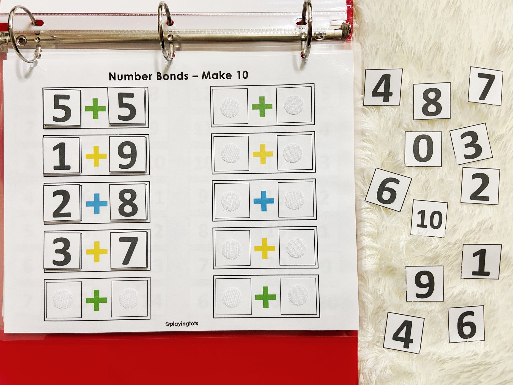 Fractions and Number Bonds, Math Activities – Playingtots