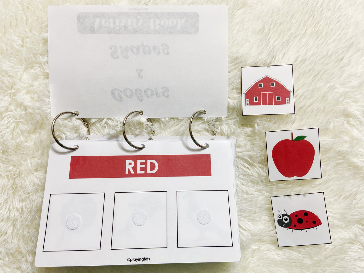 Colors and Shapes Mini Activity Book – Playingtots