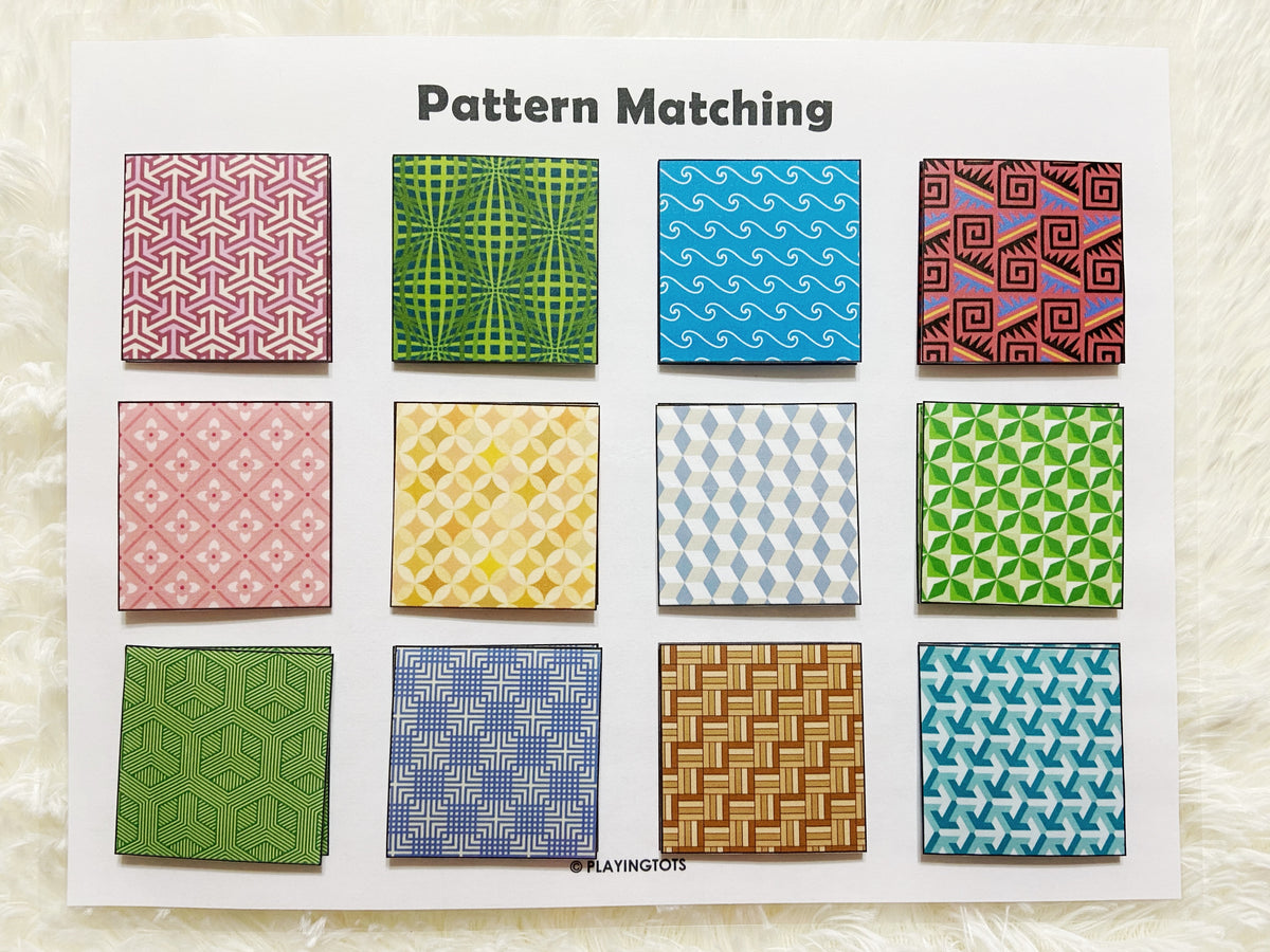 Patterns Matching Activity – Playingtots