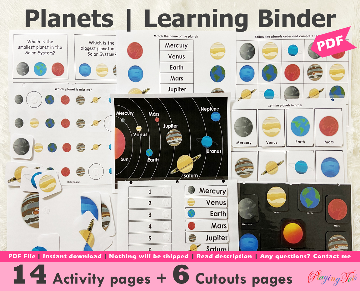 Solar System Printable Book