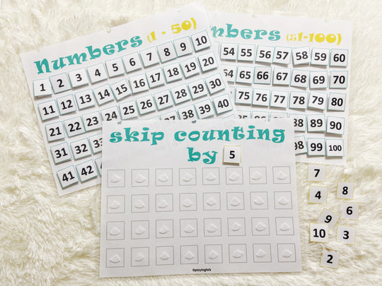 Number Order 1 to 100 | Skip Counting | Arithmetic | Math – Playingtots