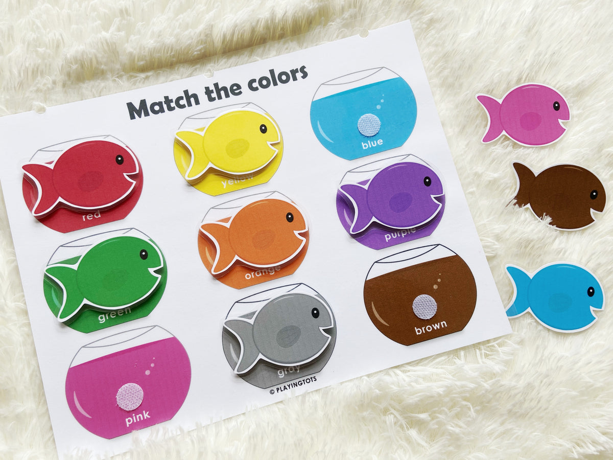 Toddler Busy Book, First Learning Binder, Quiet Book – Playingtots